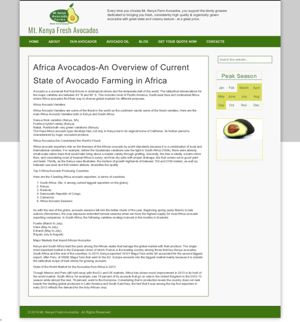 (PDF) Africa Avocados-An Overview of Current State of Avocado Farming ...