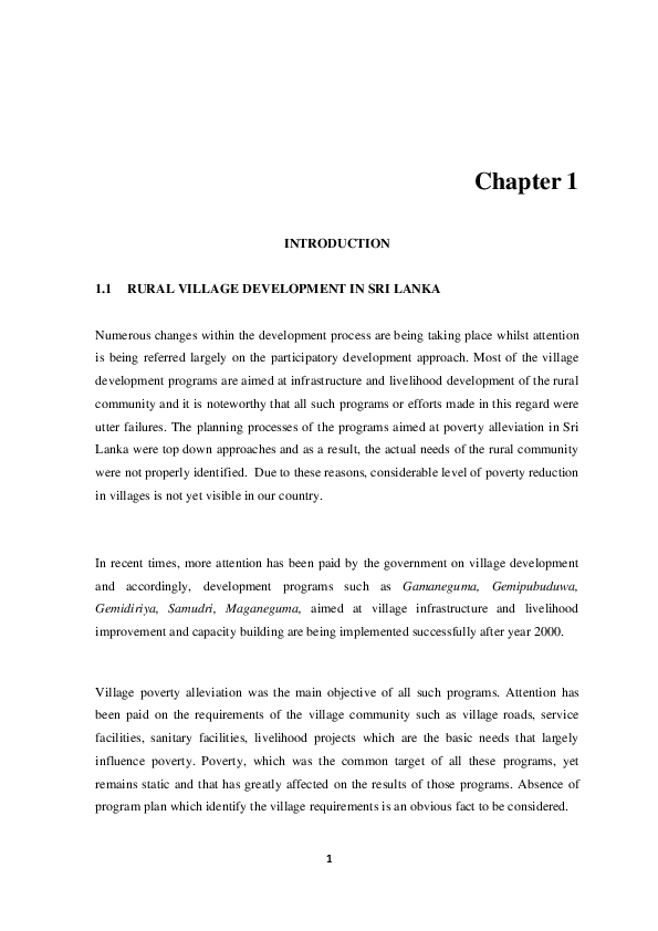 (PDF) PARTICIPATORY GIS FOR RURAL DEVELOPMENT PLANNING A CASE STUDY