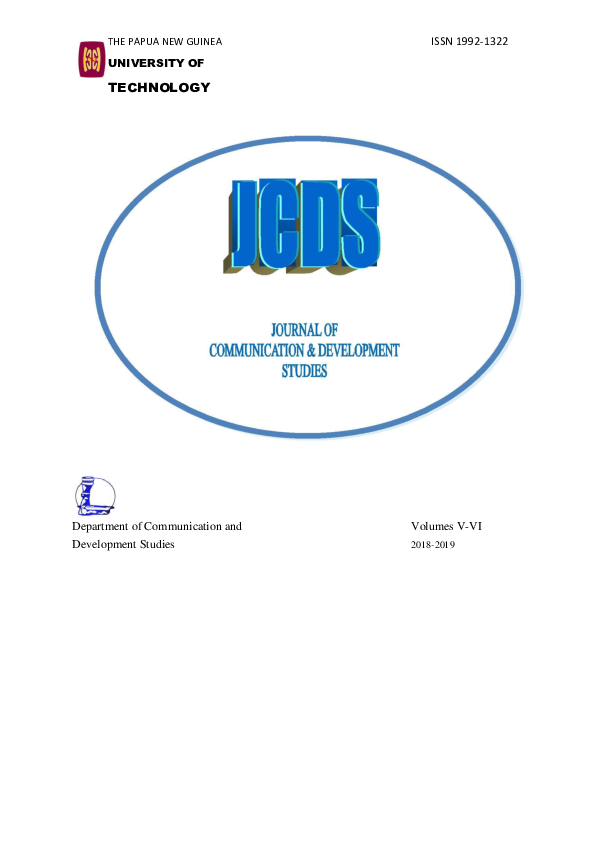 (PDF) JCDS: Journal of Communication and Development Studies, Volumes V ...