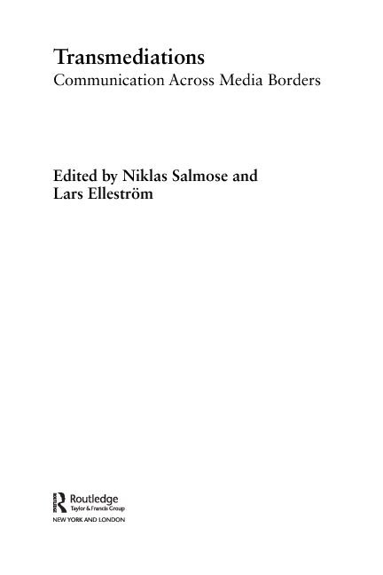 (PDF) Transmediation: Some Theoretical Considerations