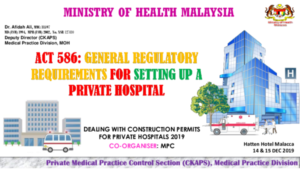 (PDF) DEALING WITH CONSTRUCTION PERMITS FOR PRIVATE HOSPITALS 2019 CO ...