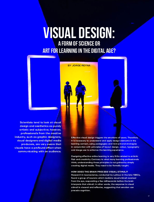 (PDF) 2019: Visual Design: A Form of Science or Art for Learning in the ...