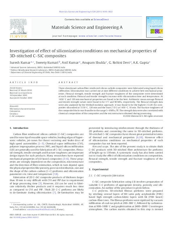 (PDF) Investigation of effect of siliconization conditions on ...