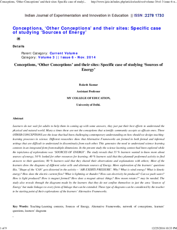 (PDF) Conceptions, 'Other Conceptions' and their sites: Specific case ...