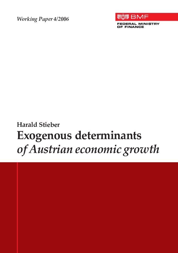 (PDF) Exogenous determinants of Austrian economic growth