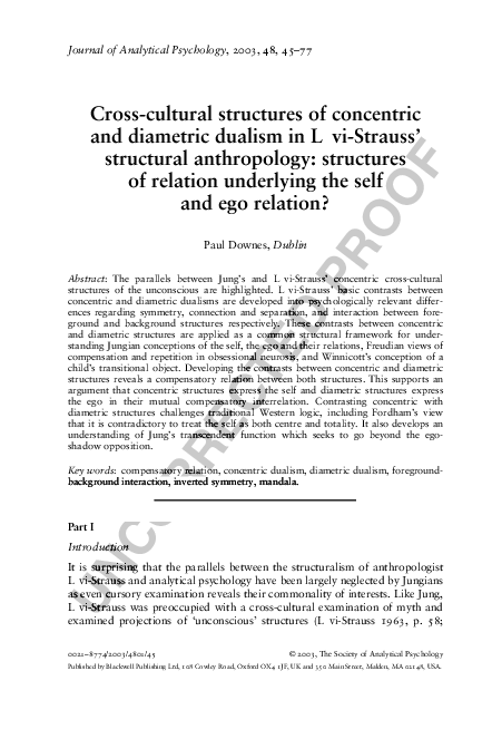 (PDF) Cross-cultural structures of concentric and diametric dualism in ...