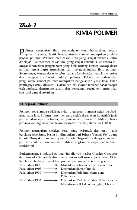 (PDF) Kimia Polimer
