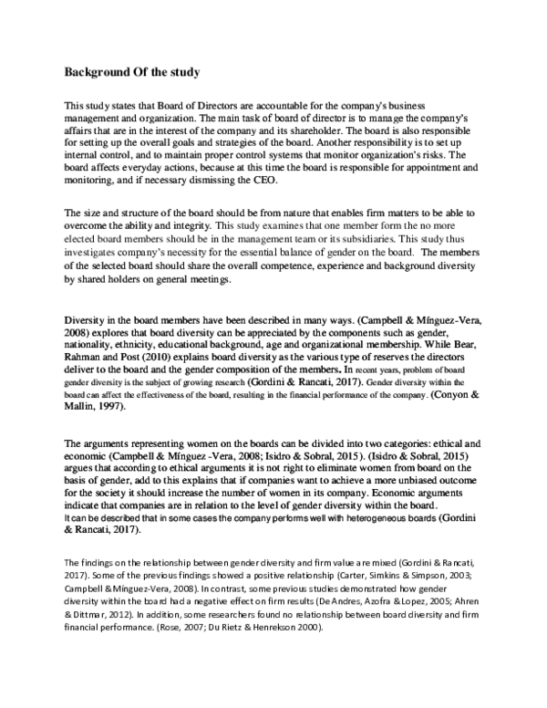 (DOC) Background Of the study