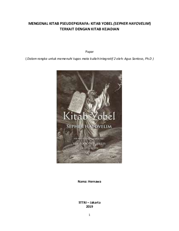 (PDF) Kitab Yobel