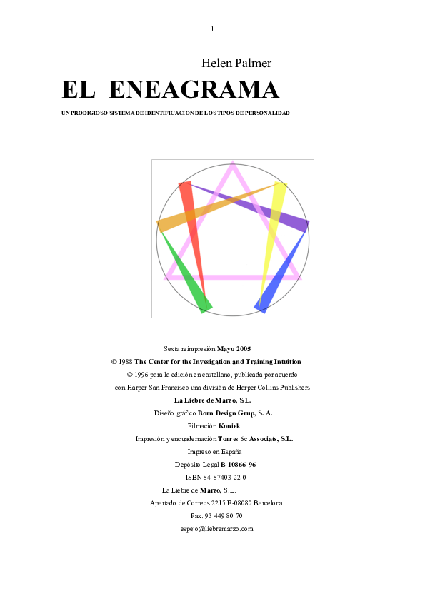 (PDF) EL ENEAGRAMA