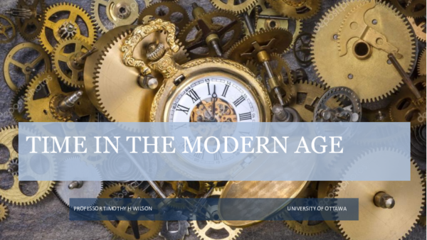 (PDF) TIME IN THE MODERN AGE