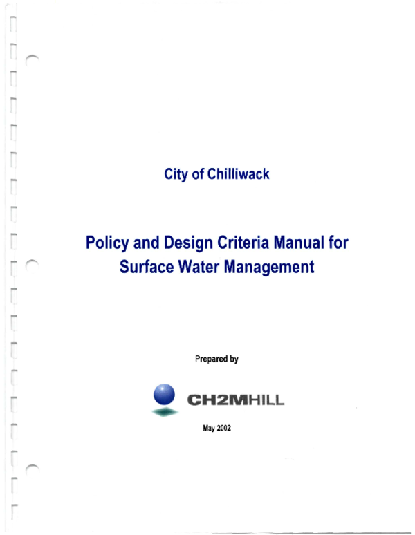 (PDF) Surface Water Management