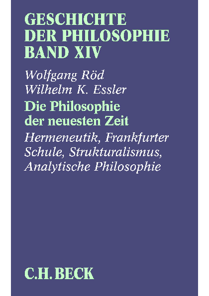 (PDF) Wolfgang Röd / Wilhelm K. Essler Die Philosophie der neuesten ...