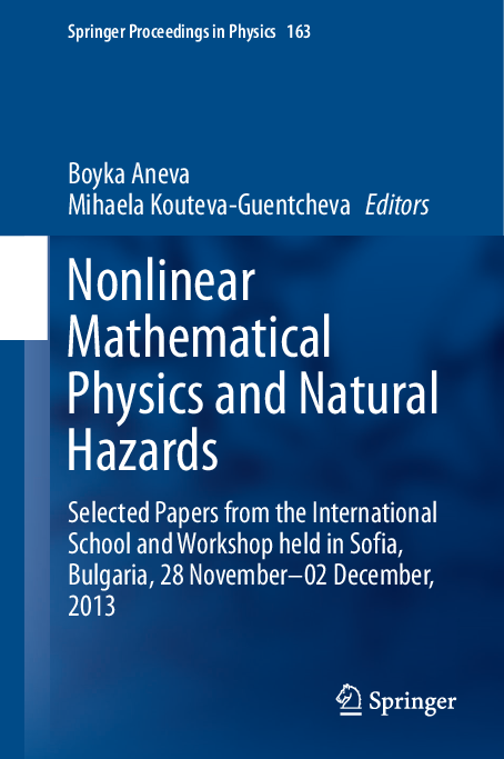 (PDF) Nonlinear Mathematical Physics and Natural Hazards