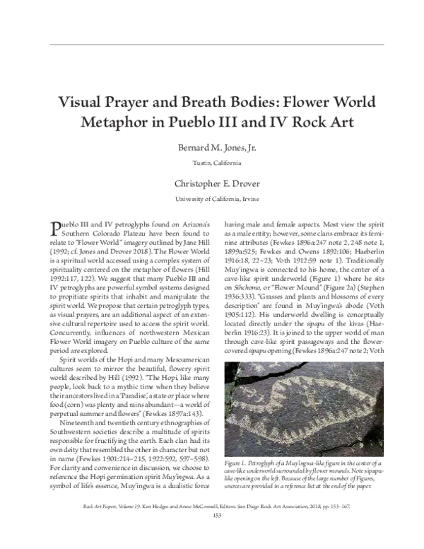 (PDF) Visual Prayer and Breath Bodies: Flower World Metaphor in Pueblo ...
