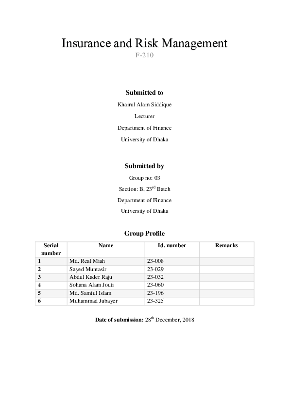 (PDF) GEICO, BNICL, CIC- A Brief Overview of Local and Foreign ...