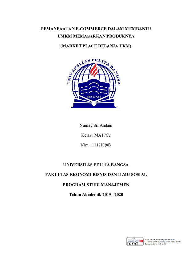 (PDF) PEMANFAATAN E-COMMERCE DALAM MEMBANTU UMKM MEMASARKAN PRODUKNYA ...