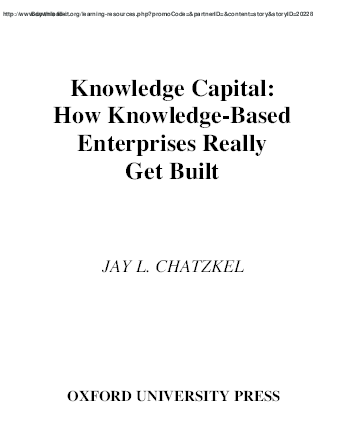 (PDF) Knowledge Capital:: How Knowledge-Based Enterprises Really Get Built