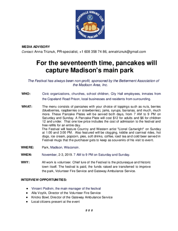 (DOC) Media-Advisory