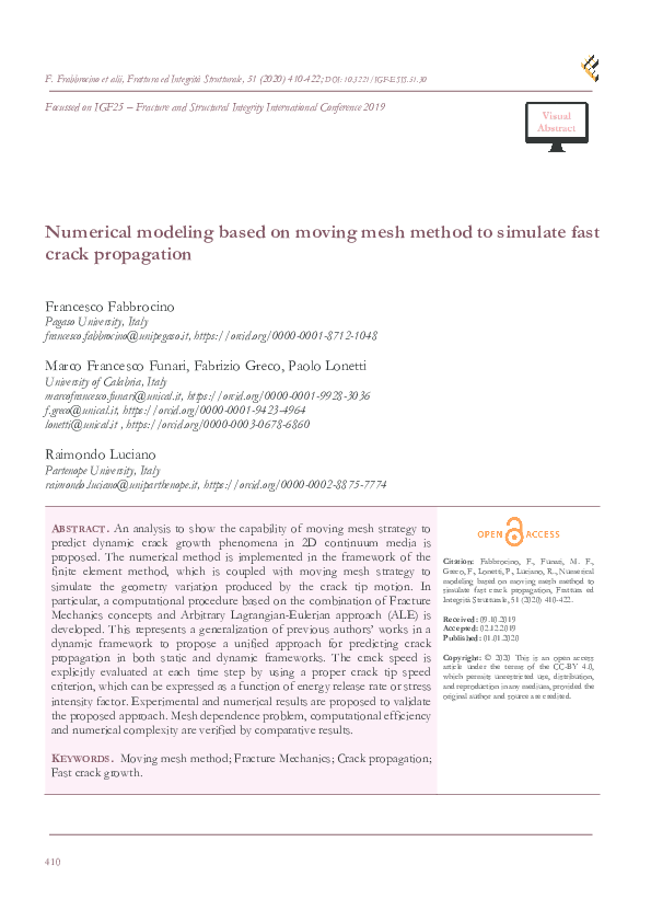 Pdf Numerical Modeling Based On Moving Mesh Method To Simulate Fast