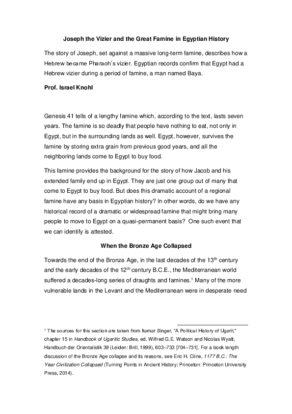 (DOC) THE HISTORICAL JOSEPH