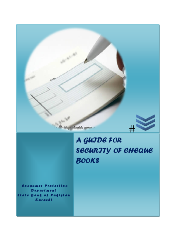 (PDF) A GUIDE FOR SECURITY OF CHEQUE BOOKS
