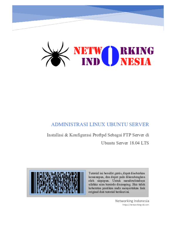 Installasi dan Konfigurasi Proftpd (FTP Server) Pada Linux Ubuntu ...