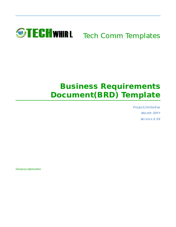 (DOC) BRD-Template