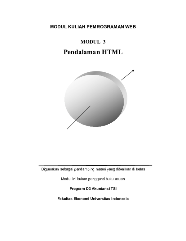 (PDF) MODUL KULIAH PEMROGRAMAN WEB | Ardy Tri Widiyanto - Academia.edu