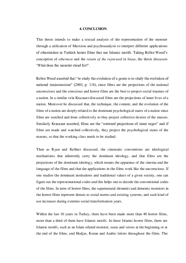 (DOC) Conclusion Islamic Motifs in Turkish Horror Films