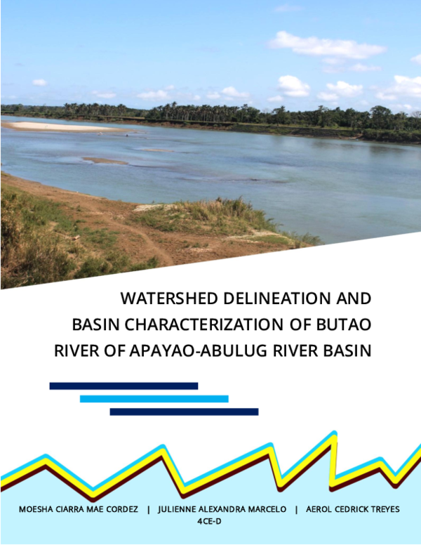 (PDF) WATERSHED DELINEATION AND BASIN CHARACTERIZATION OF BUTAO RIVER ...