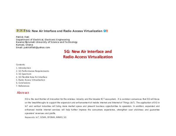 (PDF) 5G: New Air Interface and Radio Access Virtualization 5G: New Air ...