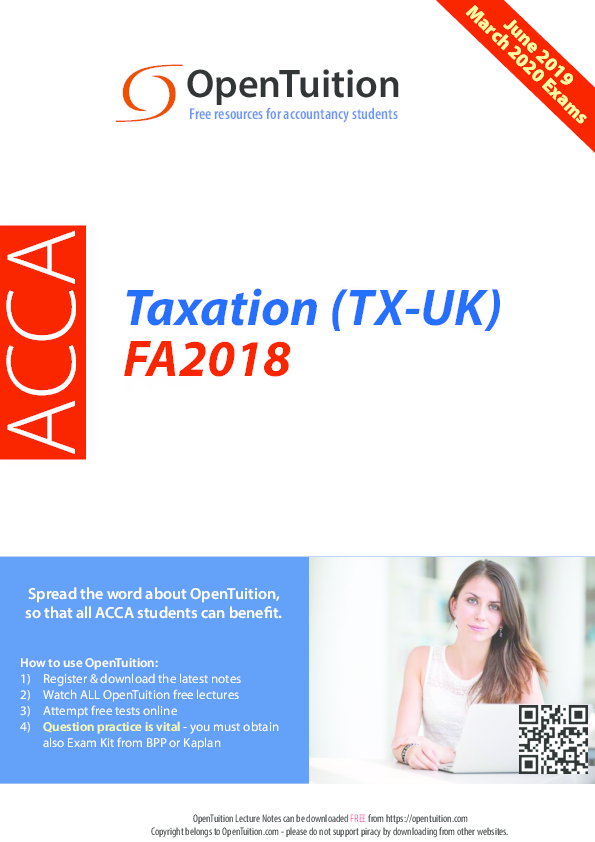 (PDF) ACCA TX UK Notes FA