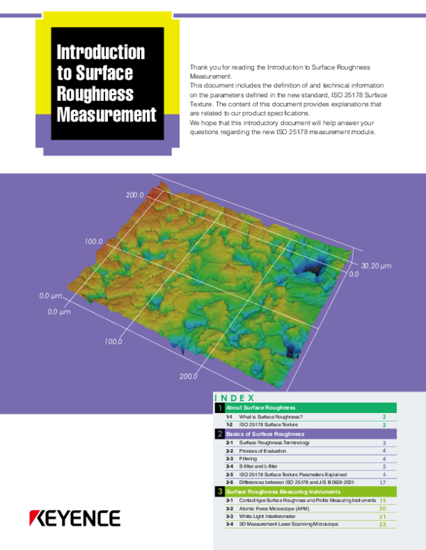 (PDF) Introduction to surface roughness measurement