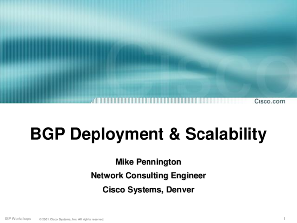 (PPT) BGP Overview