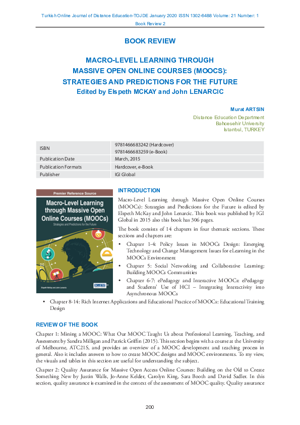 (PDF) REVIEW: Macro-Level Learning through Massive Open Online Courses ...