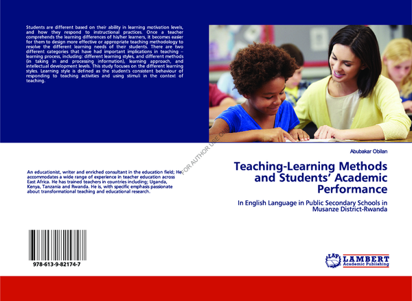 (PDF) TEACHING-LEARNING METHODS AND STUDENTS' ACADEMIC PERFORMANCE