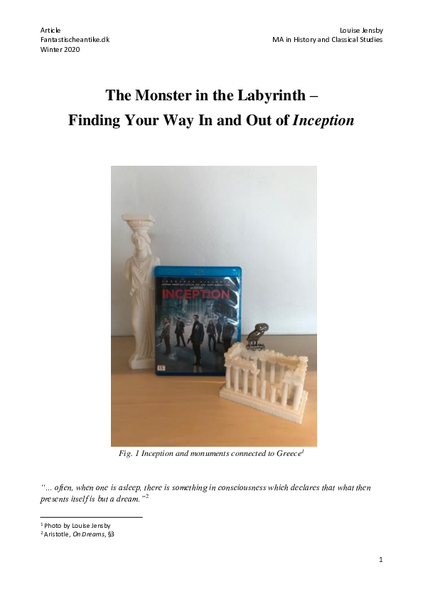 (PDF) The Monster in the Labyrinth - Finding Your Way In and Out of ...