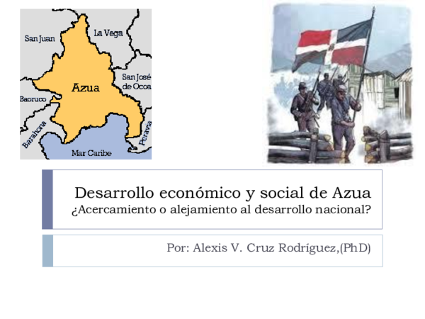 (PDF) Desarrollo económico y social de Azua ¿Acercamiento o alejamiento ...