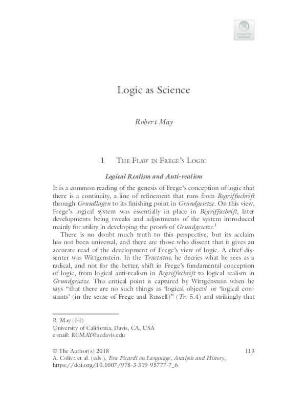 (PDF) Logic as Science