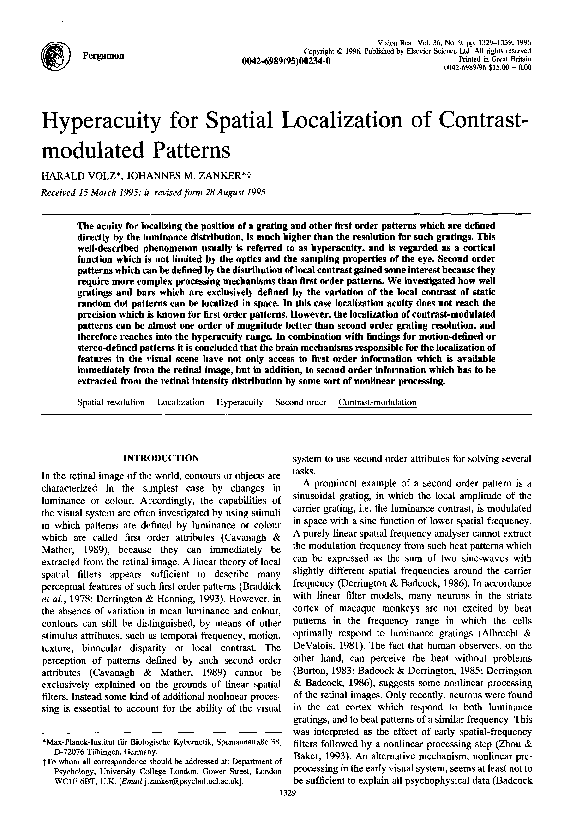 (PDF) Hyperacuity for spatial localization of contrast-modulated ...
