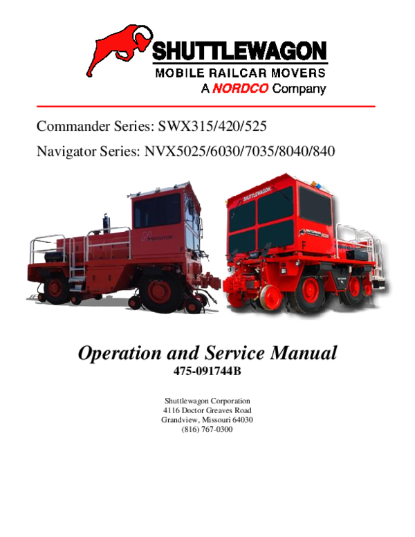 (PDF) Operation and Service Manual Shuttlewagon