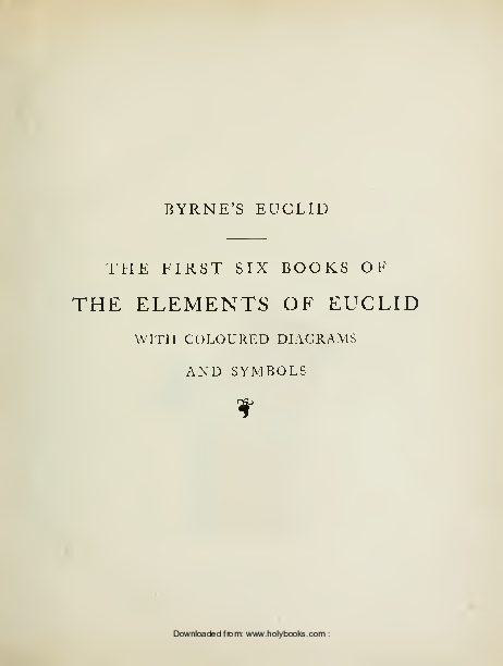 (PDF) THE FIRST SIX BOOKS OF THE ELEMENTS OF EUCLID WITH COLOURED ...