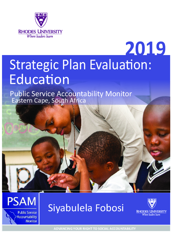 (PDF) Strategic Plan Evaluation: 2019
