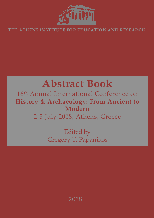 (PDF) History & Archaeology Abstracts: 16th Annual International Conference