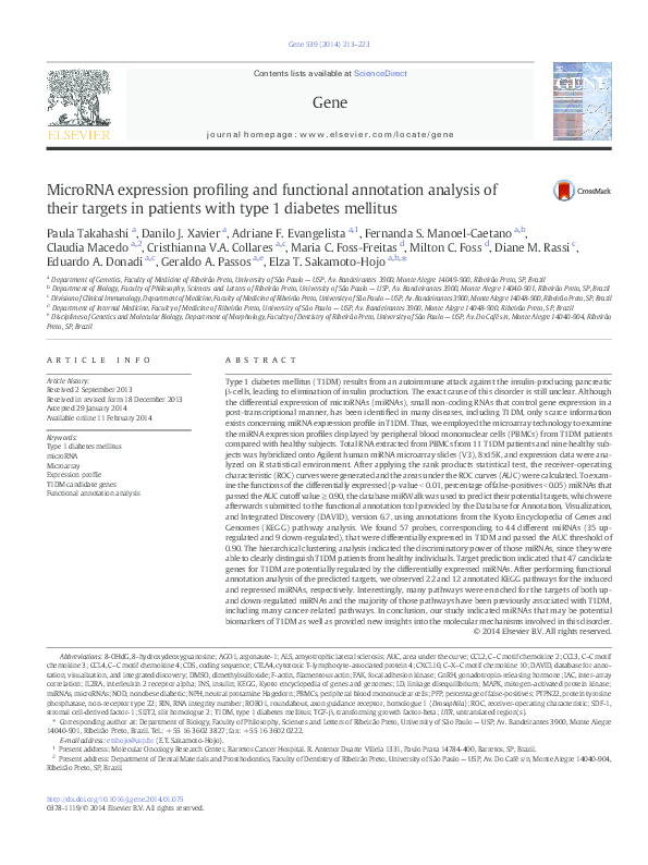(PDF) MicroRNA expression profiling and functional annotation analysis ...