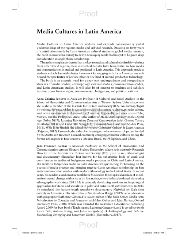 (PDF) Social Movements and Media Cultures in Defense of Life and Territory
