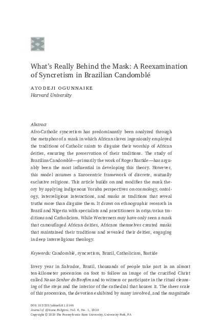 (PDF) What's Really Behind the Mask: A Reexamination of Syncretism in ...