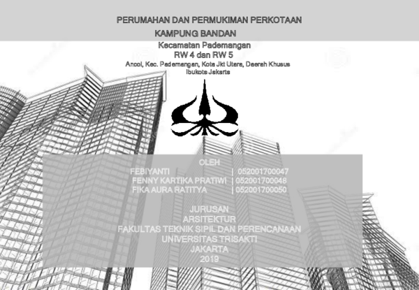 (PPT) Perumahan dan Permukiman Perkotaan Kampung Bandan Kecamatan ...