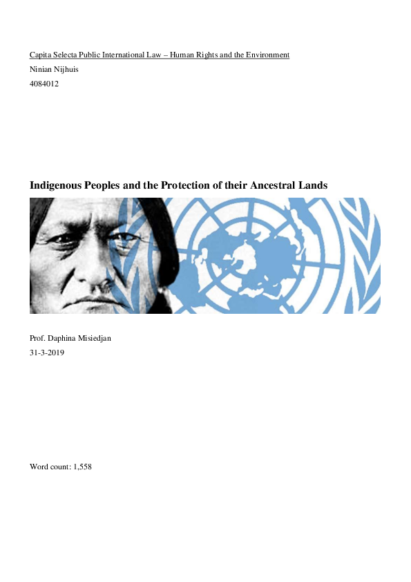 (PDF) Human Rights and the Environment: Indigenous Peoples and the ...